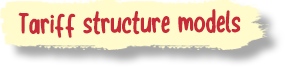 Tariff structure models | Goalwaters